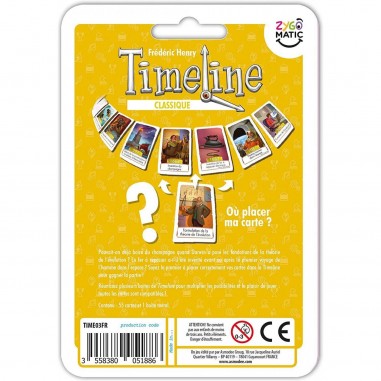 Timeline multi thème - jeu de réflexion - Asmodée - Asmodee