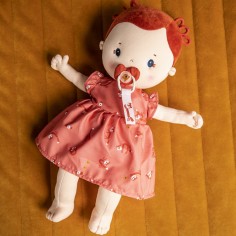 Poupée chiffon Rousse Rose Lilliputiens