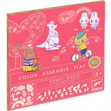 Color. Assemble. Play - Kawaii world - Djeco