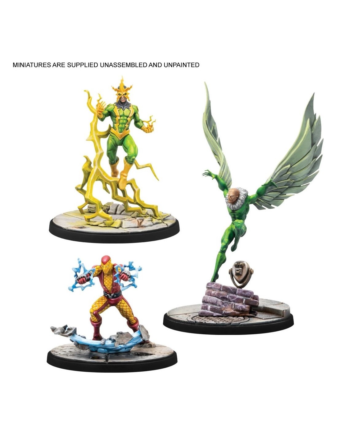 Marvel Crisis Protocol: Electro & Sandman & Shocker & Vulture - Jeux de ...