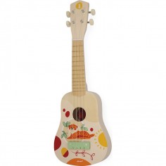 Ukulélé Guitare - Imitation instrument musique youkoulélé bois - Janod